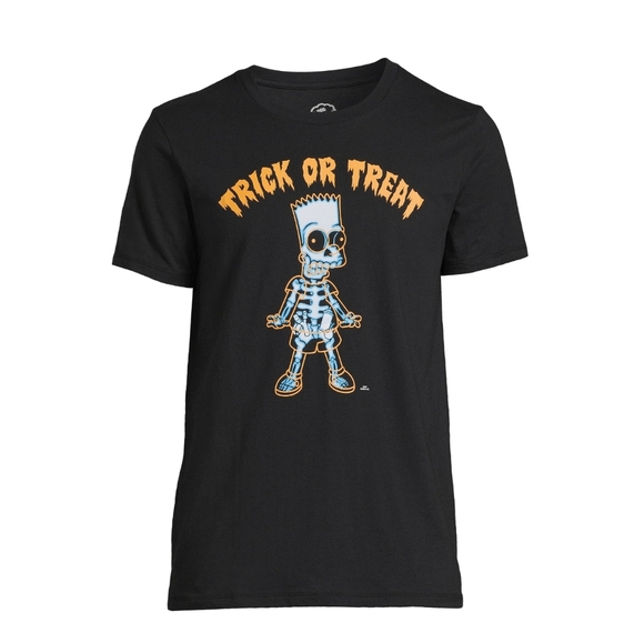 Simpsons | Shirts | The Simpsons Mens Trick Or Treat Shirt Skeleton ...